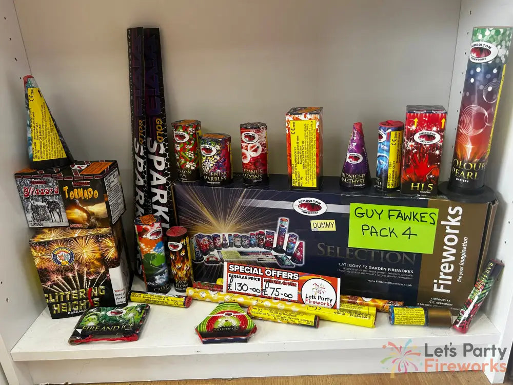 Guy Fawkes Pack 4 – Lets Party Fireworks