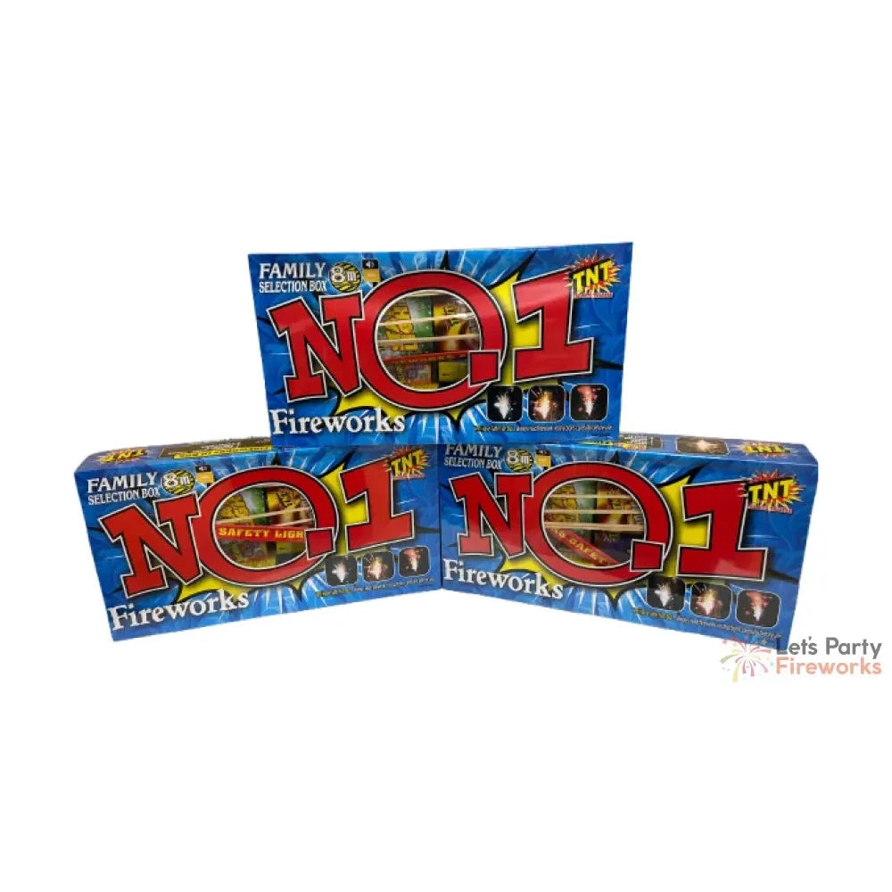 No1 Selection Box x 3 – Lets Party Fireworks