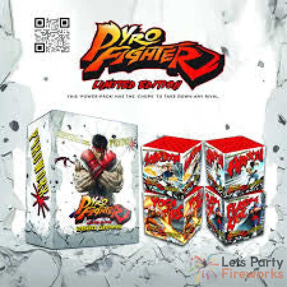 Pyro Fighter Set of 4 x 36 Shot Massive Barrages ( Just Fantastic) – Lets Party Fireworks