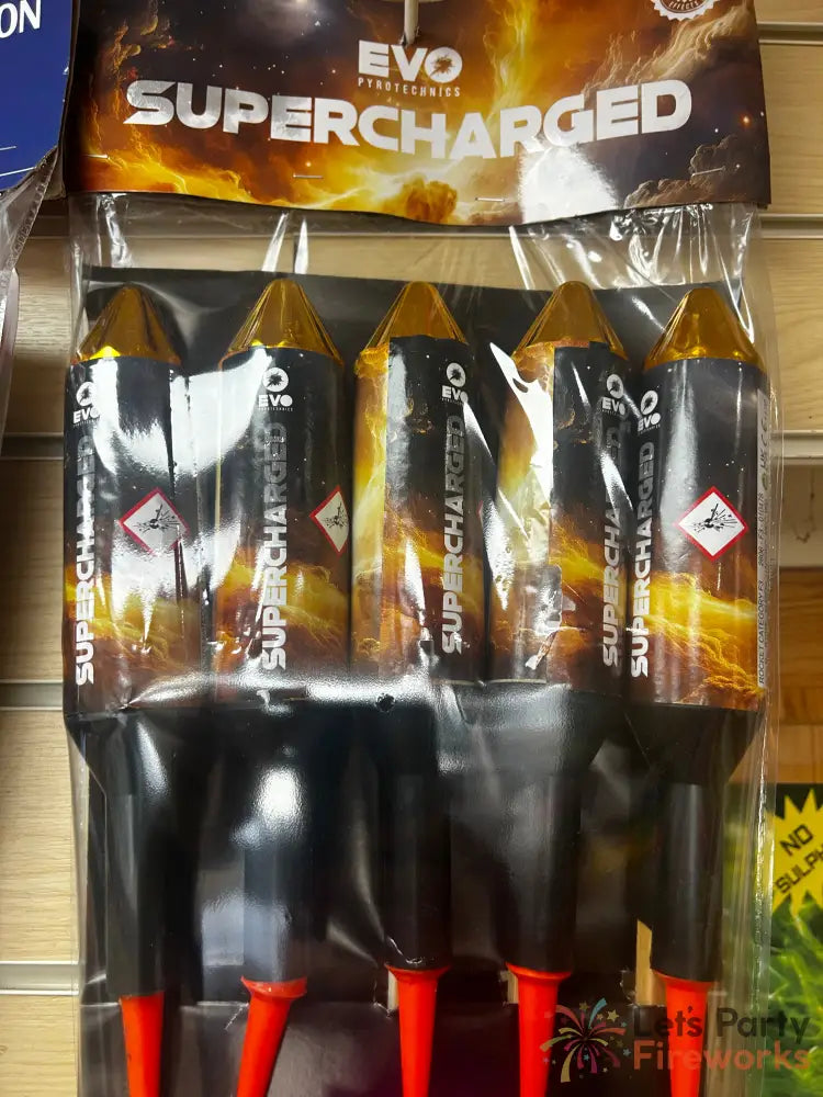 Supercharged Rockets ( These are Massive ) – Lets Party Fireworks