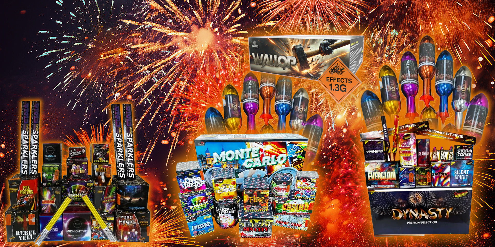 Fireworks for Sale | Buy Fireworks Online at Let's Party Fireworks ...