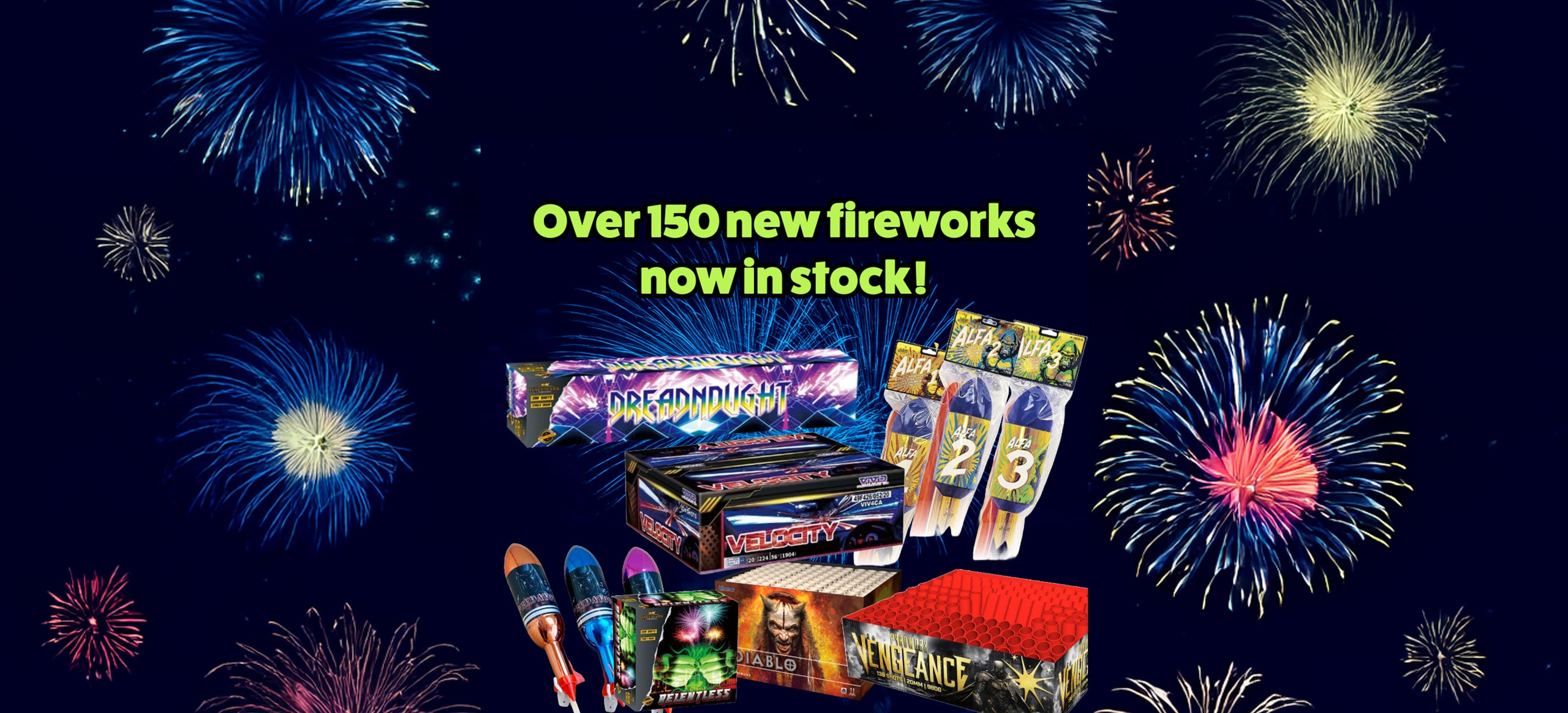 Fireworks for Sale | Buy Fireworks Online at Let's Party Fireworks ...