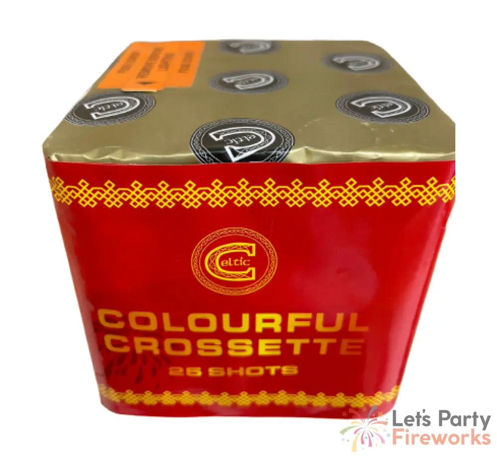Colourful Crossette ( LOW NOISE ) – Lets Party Fireworks